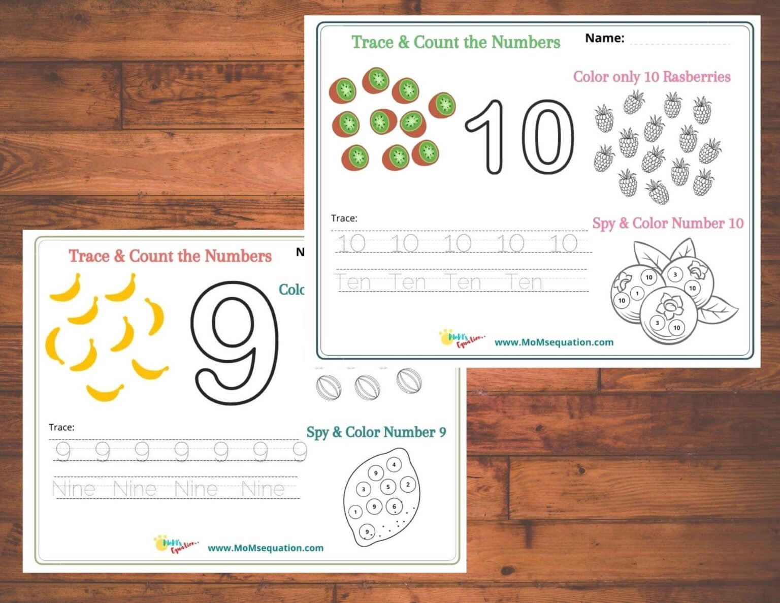 Free Number Tracing Worksheets Bundle for (1-100) - Mom'sEquation