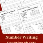 Number Practice Worksheets(11-20) For Kindergarten - Free Pack - Mom ...